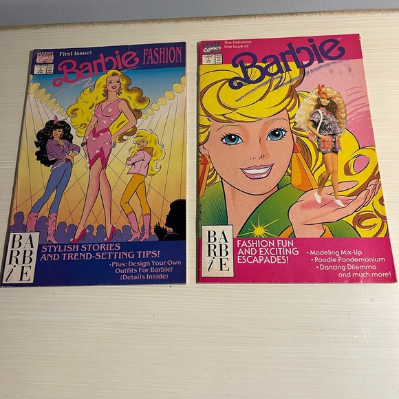 Barbie | Other | Barbie Fashion Barbie First Edition Comics By Marvel2 ...